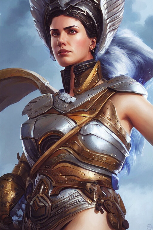 ArtStation - Valkyrie sky Amazon beauty Hero Fantasy 3k collection | Artworks