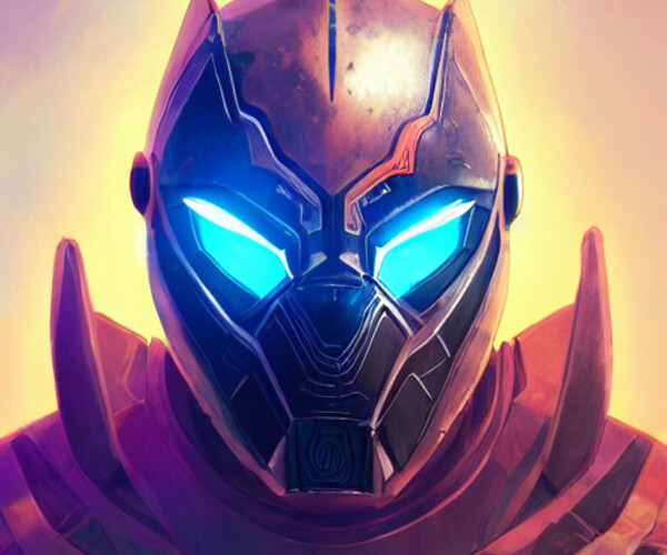 ArtStation - Suit Wakanda armor stylized helmet | Artworks