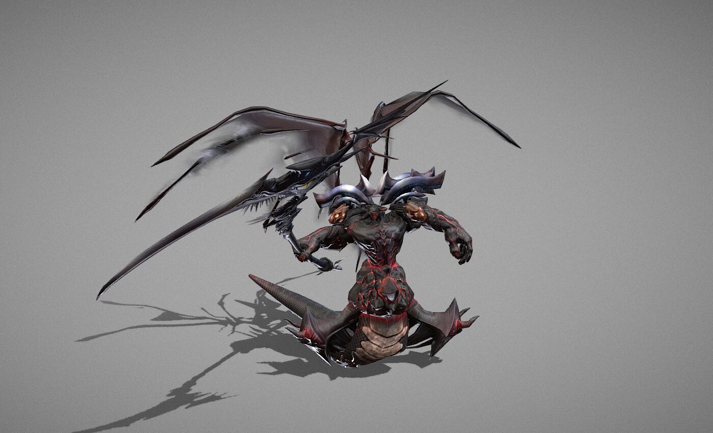 ArtStation - Tanatonoth Giant Creature | Game Assets