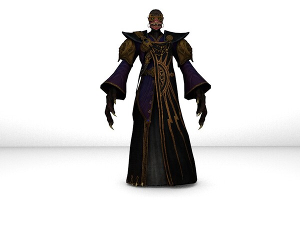 ArtStation - Lord boss time era monster game role with bone skin ...