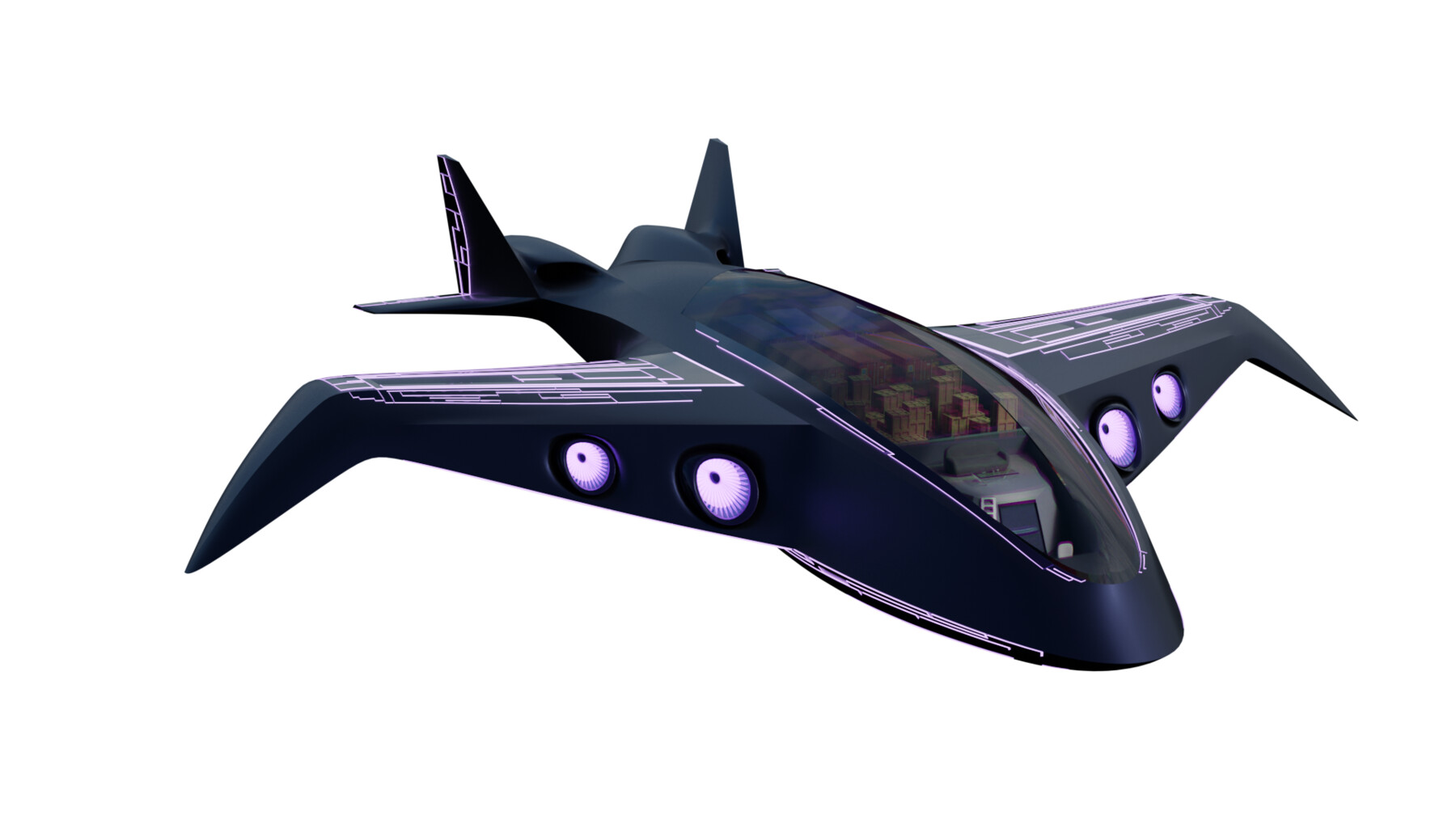 ArtStation - Luxury Cargo Plane | Game Assets