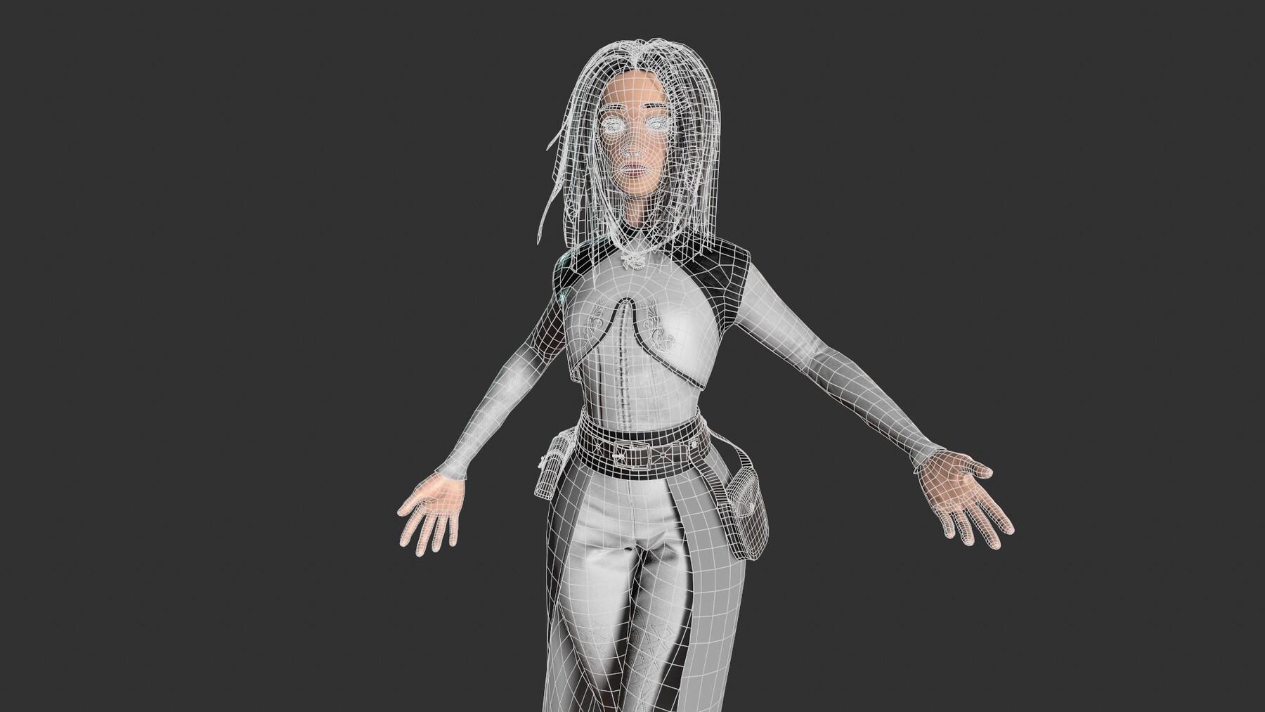 ArtStation - Female Wizard | Game Assets