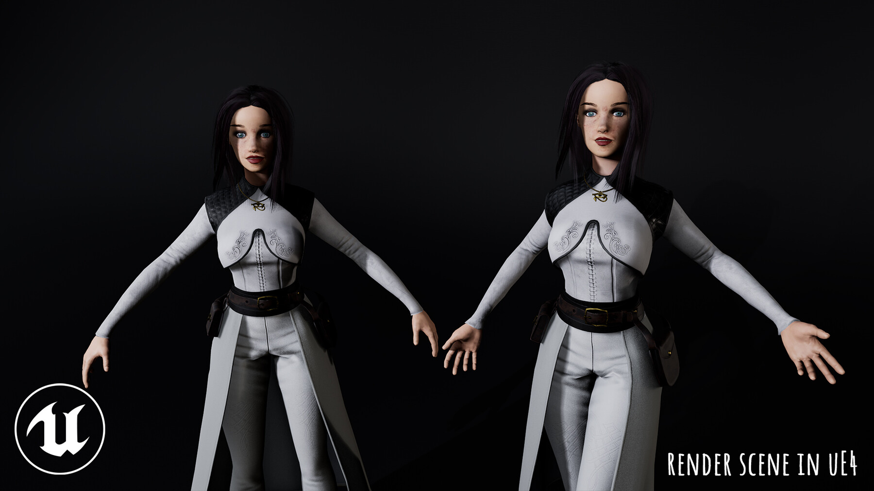 ArtStation - Female Wizard | Game Assets