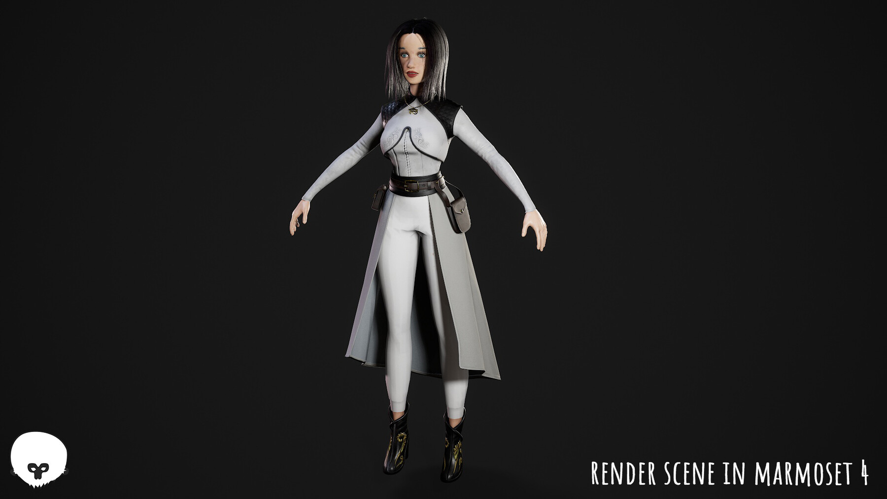 ArtStation - Female Wizard | Game Assets