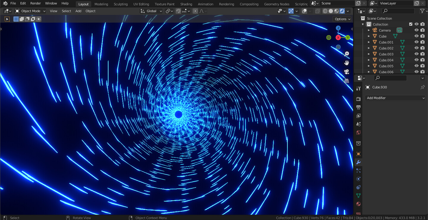 ArtStation - Bending Space Effect FX Free | Resources