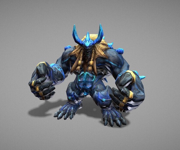 ArtStation - Giant Warrior Spirit | Game Assets