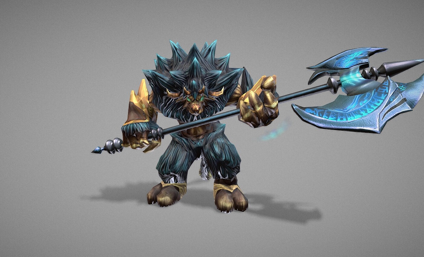ArtStation - Guardian Beast Warrior Spirit | Game Assets