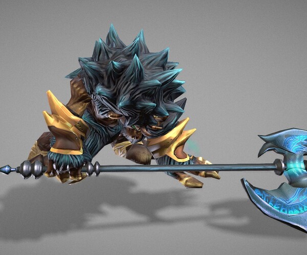 ArtStation - Guardian Beast Warrior Spirit | Game Assets