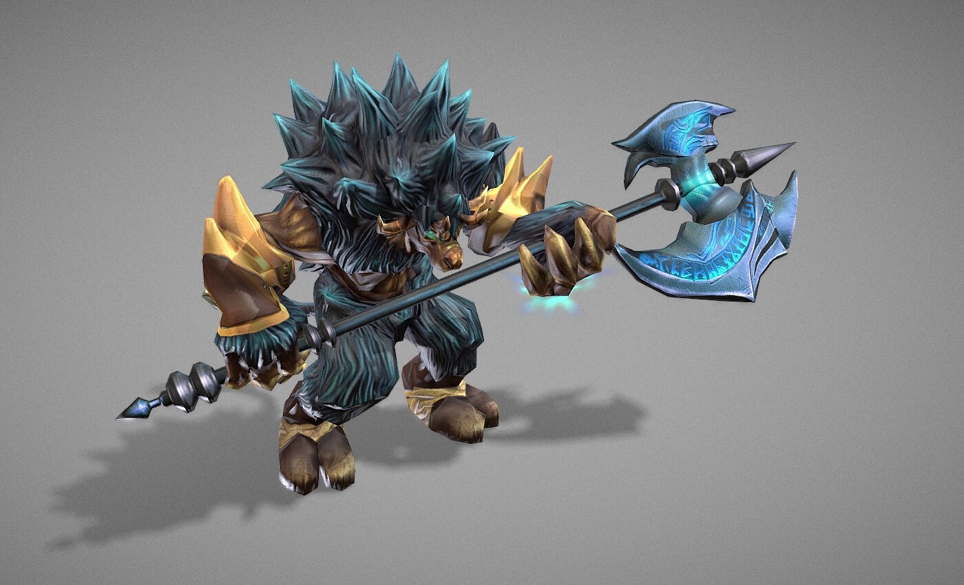 ArtStation - Guardian Beast Warrior Spirit | Game Assets