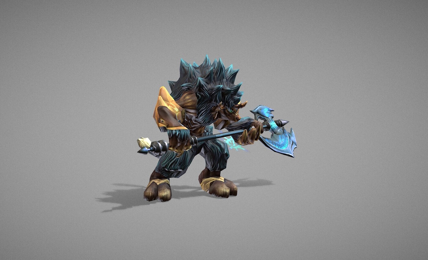 ArtStation - Guardian Beast Warrior Spirit | Game Assets