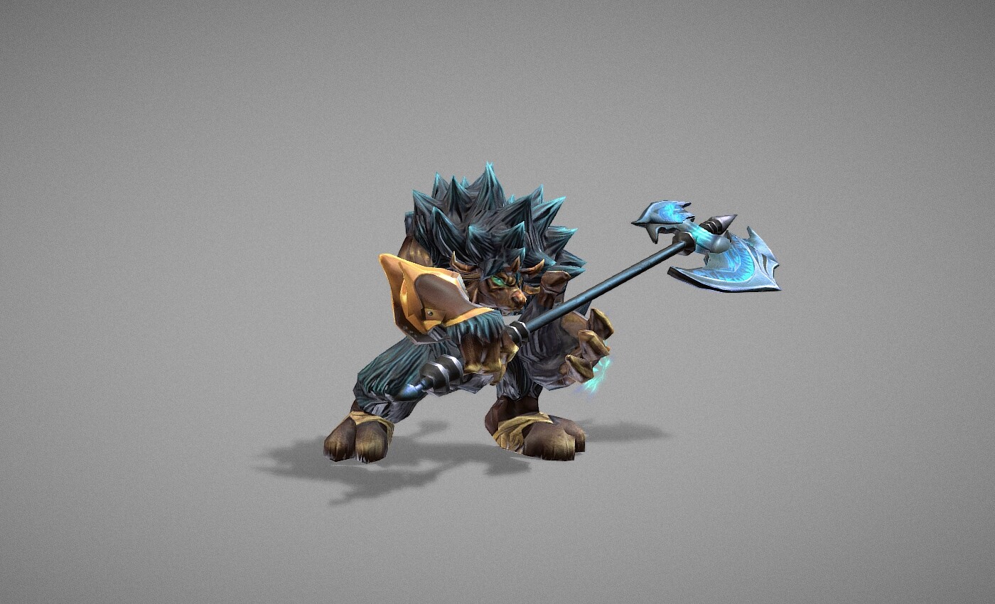 ArtStation - Guardian Beast Warrior Spirit | Game Assets