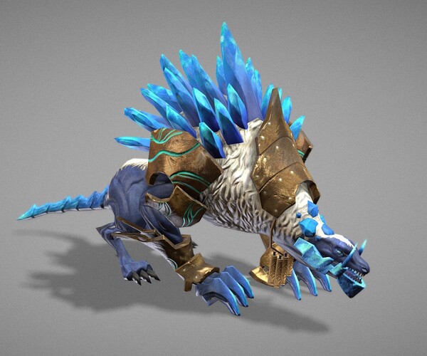 ArtStation - Guardian hell hound | Game Assets