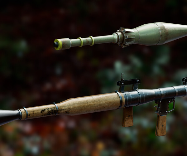 ArtStation - WEAPON SERIES - RPG 7 | Game Assets