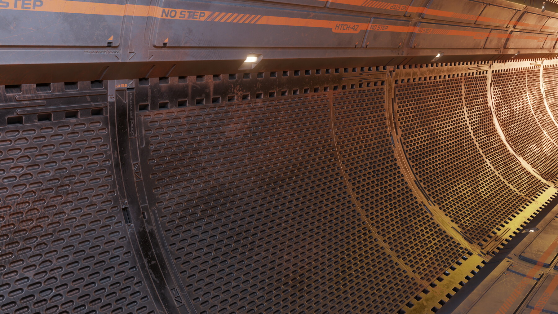 ArtStation - 4 Sci-fi corridor trim sheet textures - [Dark grey/Metal ...