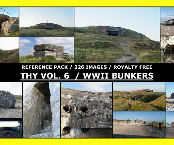 ArtStation - THY VOL.6 - WWII BUNKERS / Photo Reference / 226 images ...