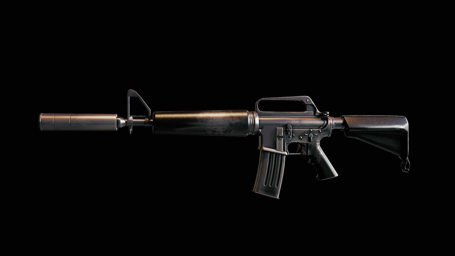 ArtStation - WEAPON SERIES - M16 | Game Assets