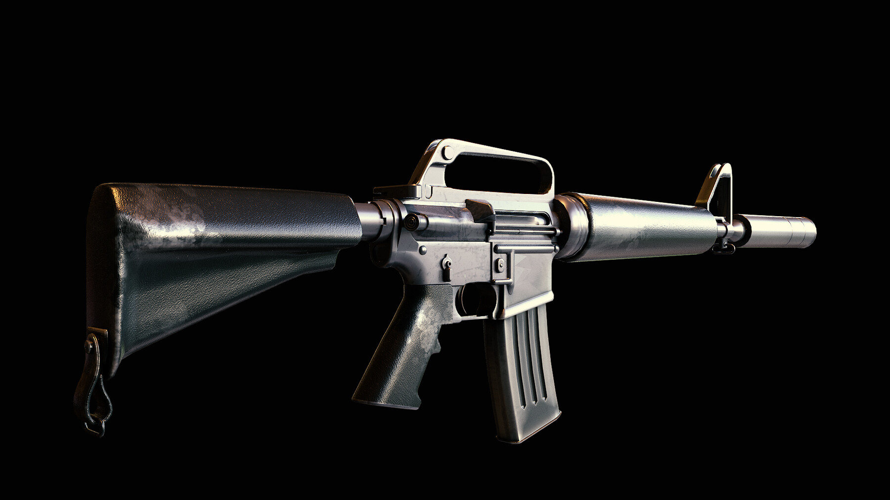 ArtStation - WEAPON SERIES - M16 | Game Assets