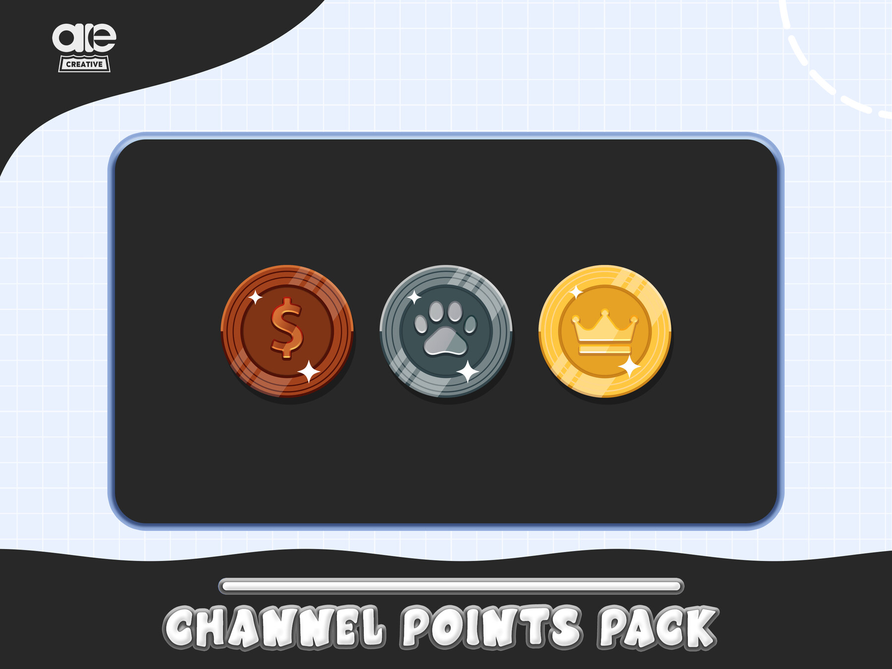 ArtStation - channel points twitch pack coins, Twitch Emotes Gold Coins ...