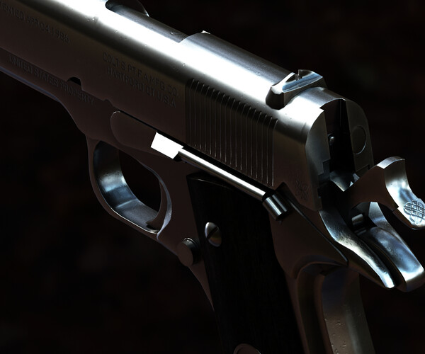 ArtStation - WEAPON SERIES - M1911 | Game Assets