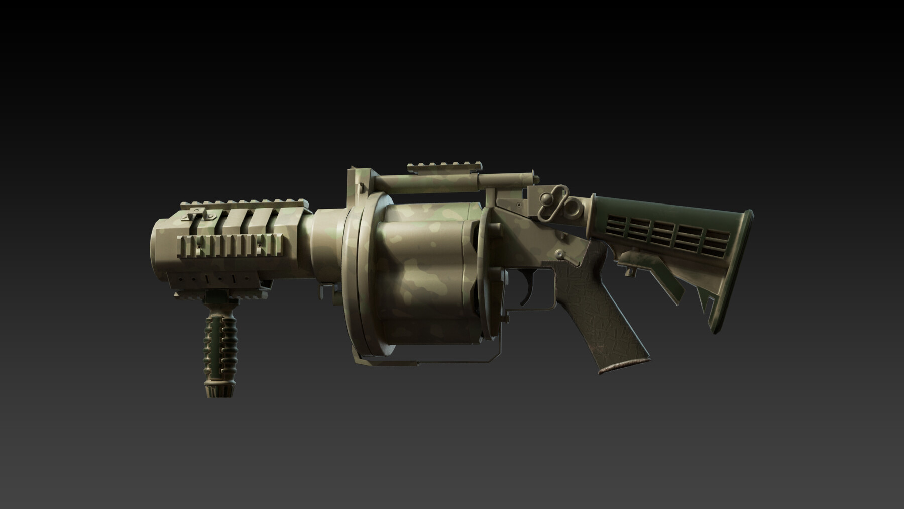 ArtStation - WEAPON SERIES - GRENADE LAUNCHER | Game Assets