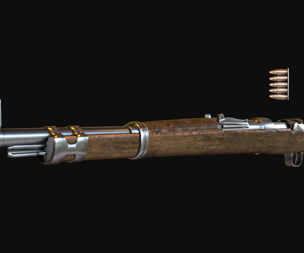 ArtStation - WEAPON SERIES - KAR98 | Game Assets