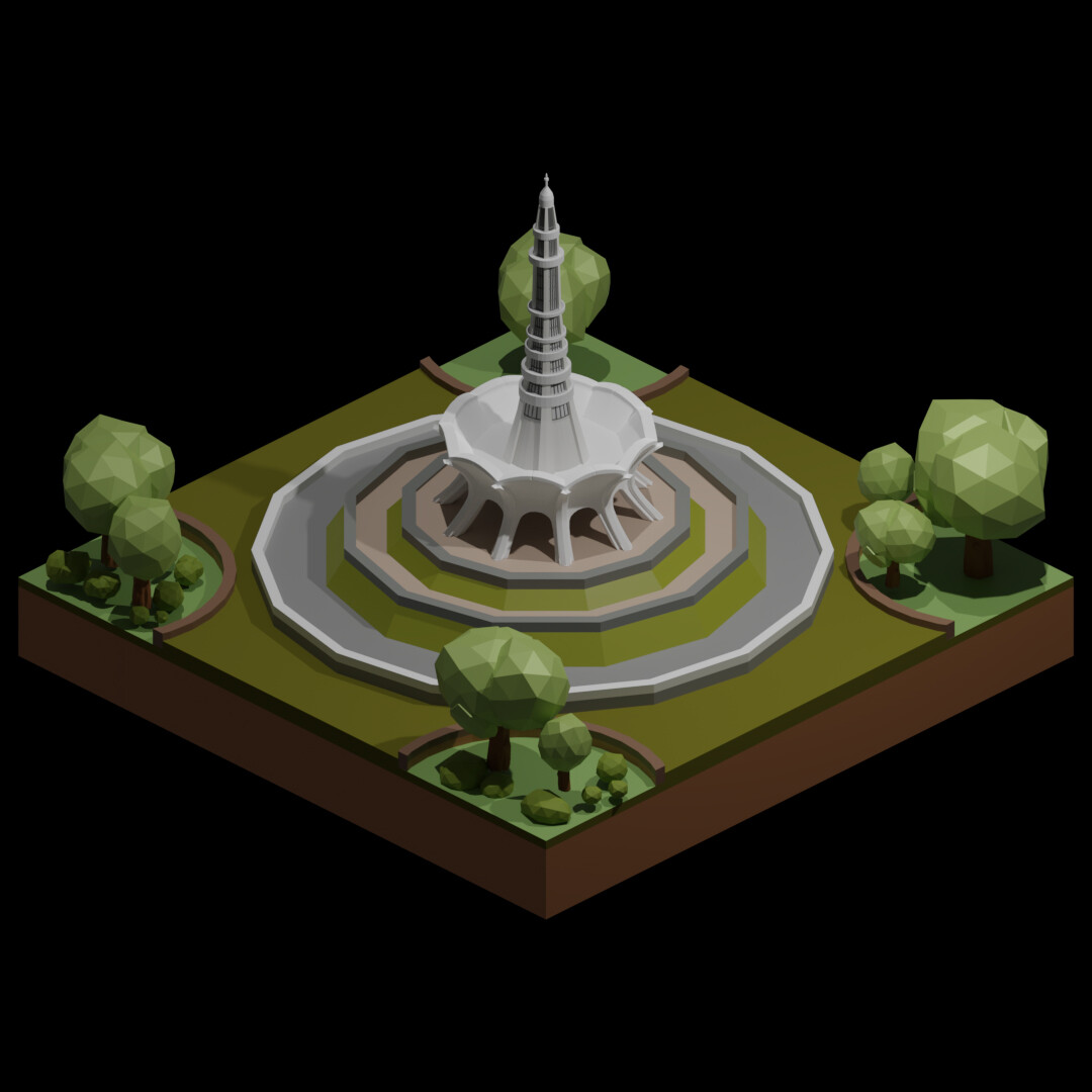 ArtStation - Minar-e-Pakistan | Game Assets