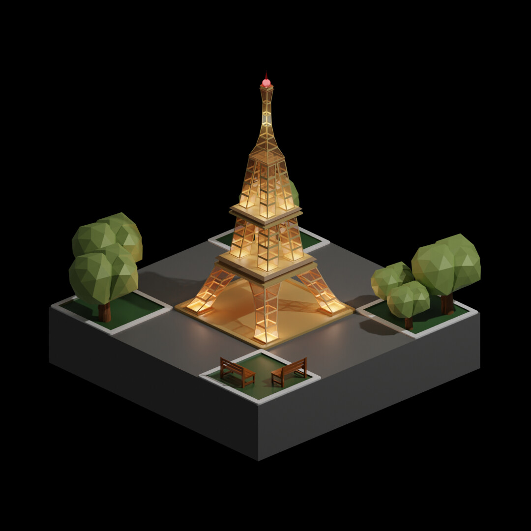 ArtStation - Eiffel Tower | Game Assets