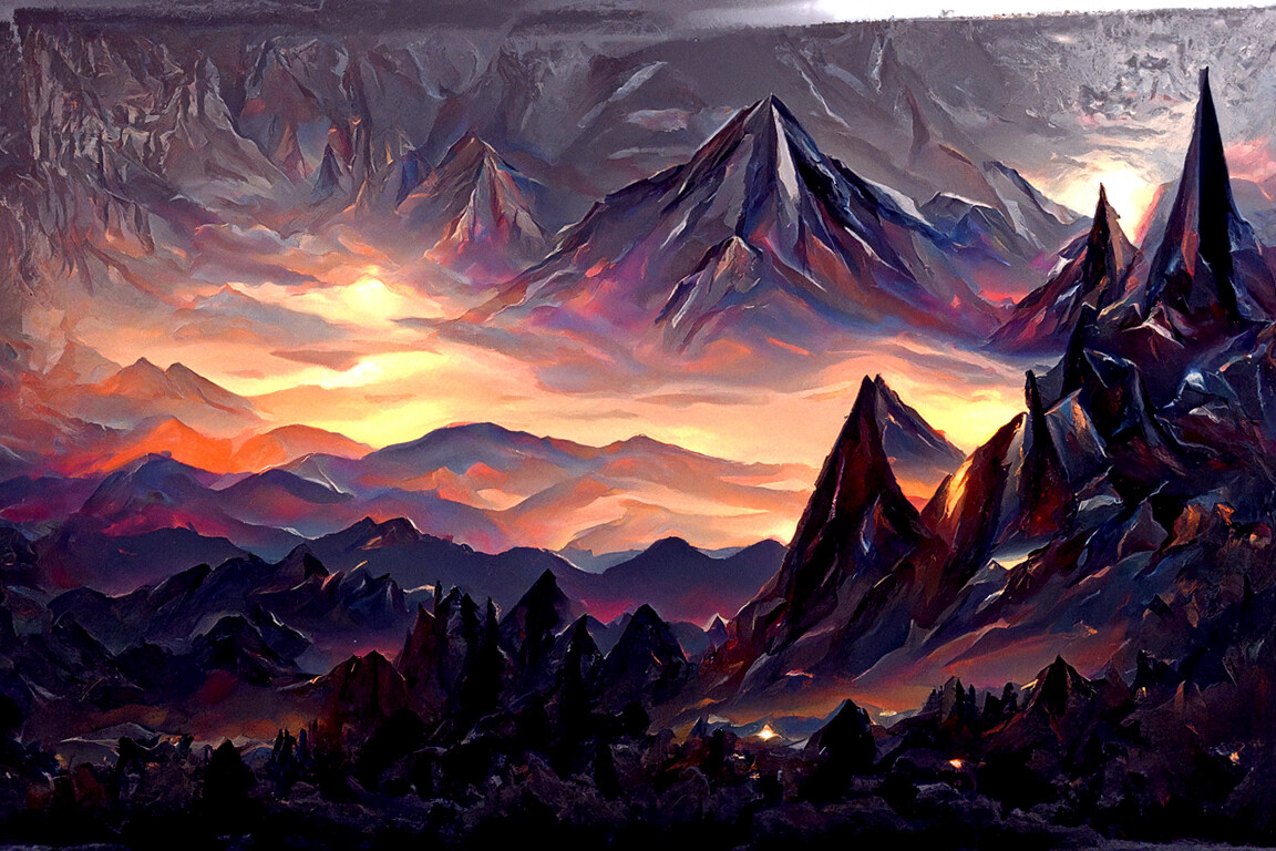 ArtStation - Mountains of Twilight | Artworks
