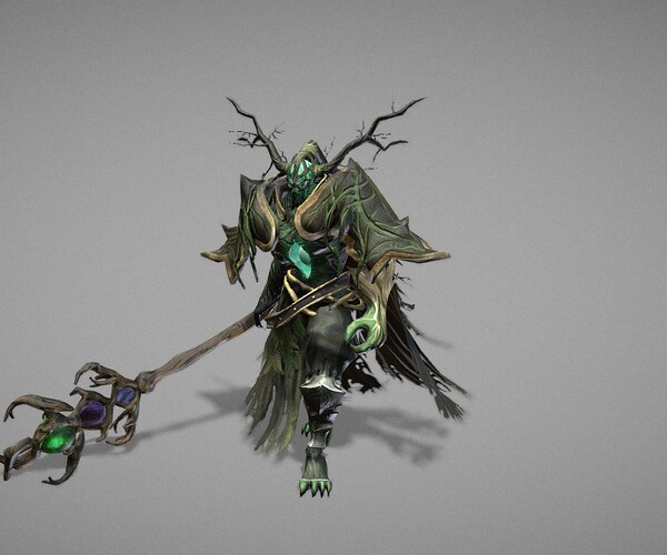ArtStation - Necromancer Wizard Shaman | Game Assets