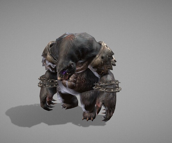ArtStation - Beast Bear Creature | Game Assets