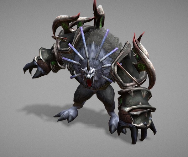 ArtStation - Beast Master Creature Wolf | Game Assets