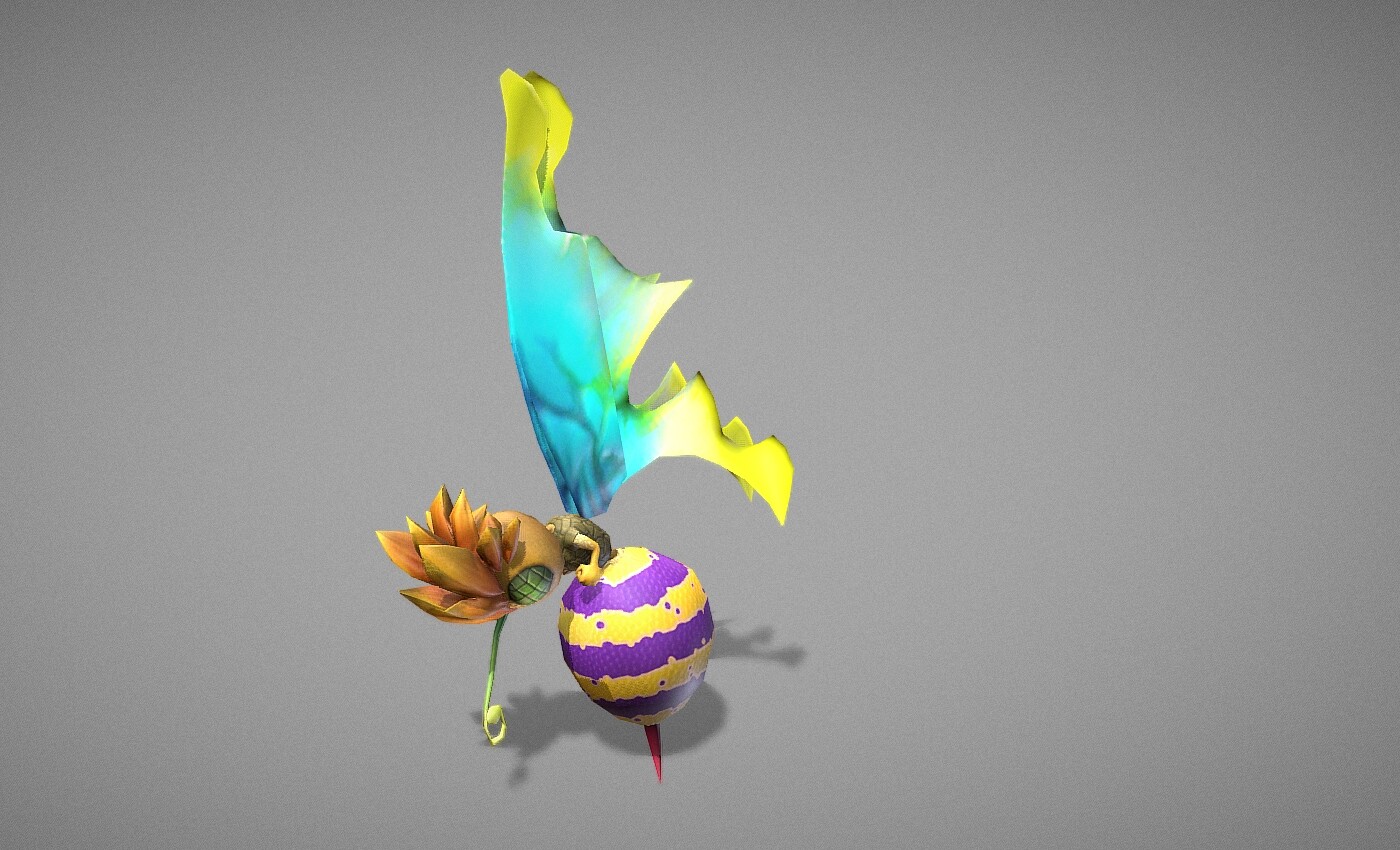 ArtStation - Death Flower Bee bug Creature | Game Assets