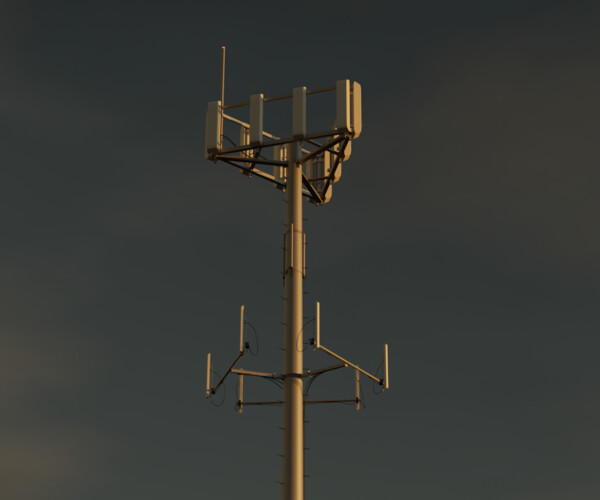 ArtStation - Cell Tower 3D Model | Resources