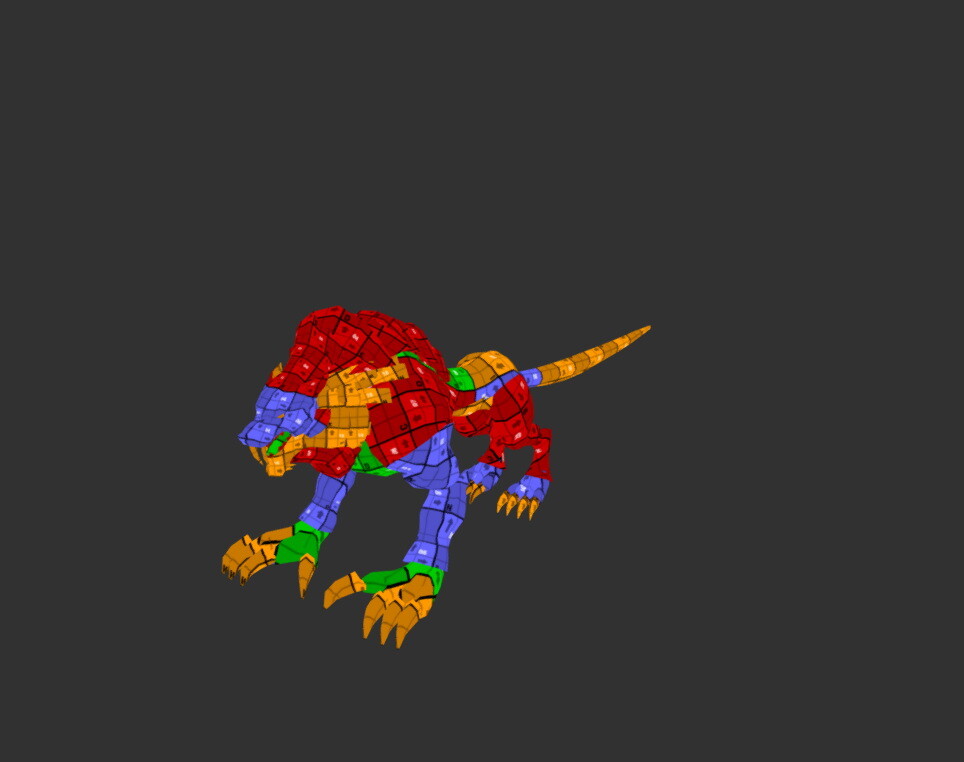 ArtStation - Mutant Beast Zombie | Game Assets