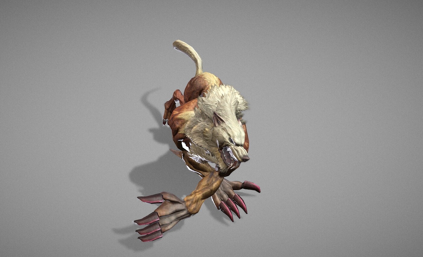 ArtStation - Mutant Beast Zombie | Game Assets