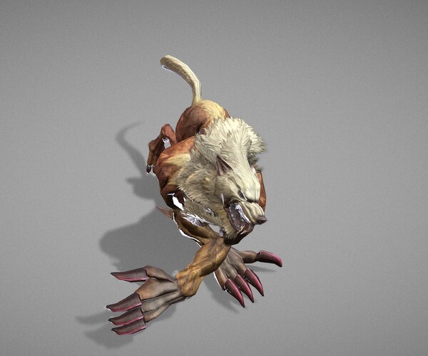 ArtStation - Mutant Beast Zombie | Game Assets