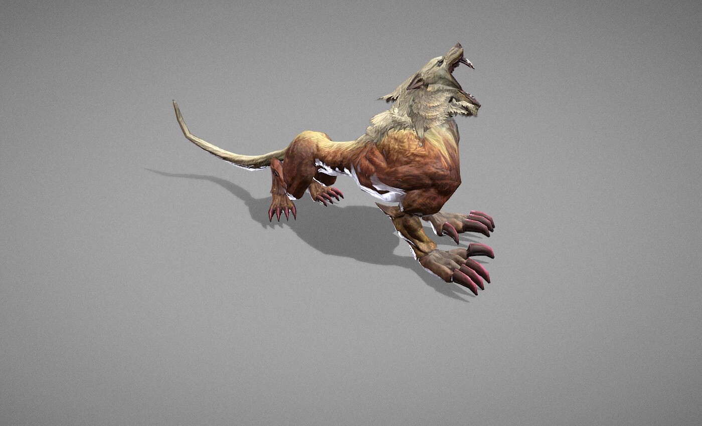ArtStation - Mutant Beast Zombie | Game Assets
