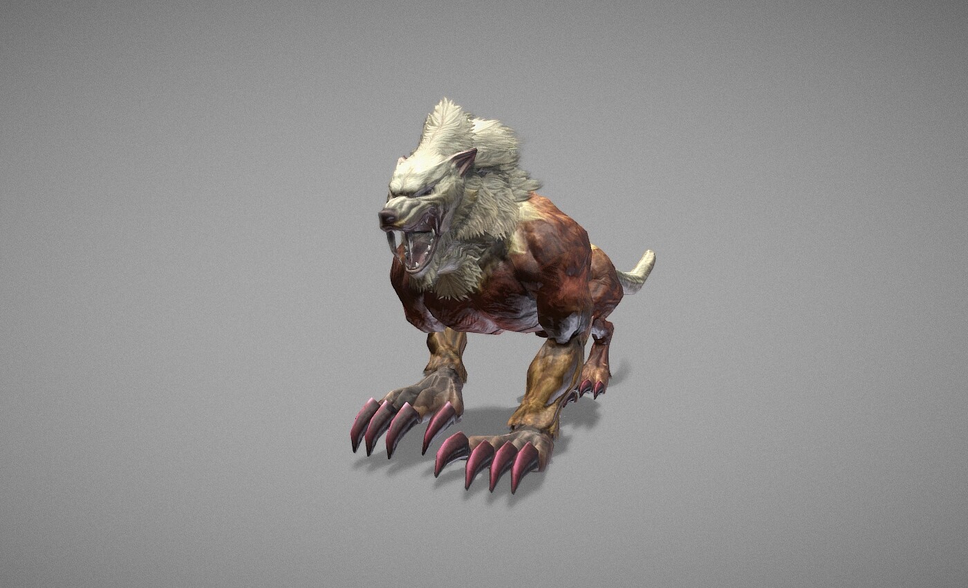 ArtStation - Mutant Beast Zombie | Game Assets
