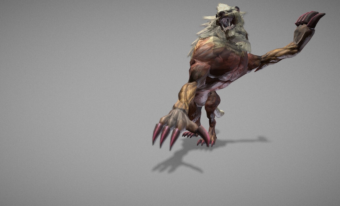 ArtStation - Mutant Beast Zombie | Game Assets