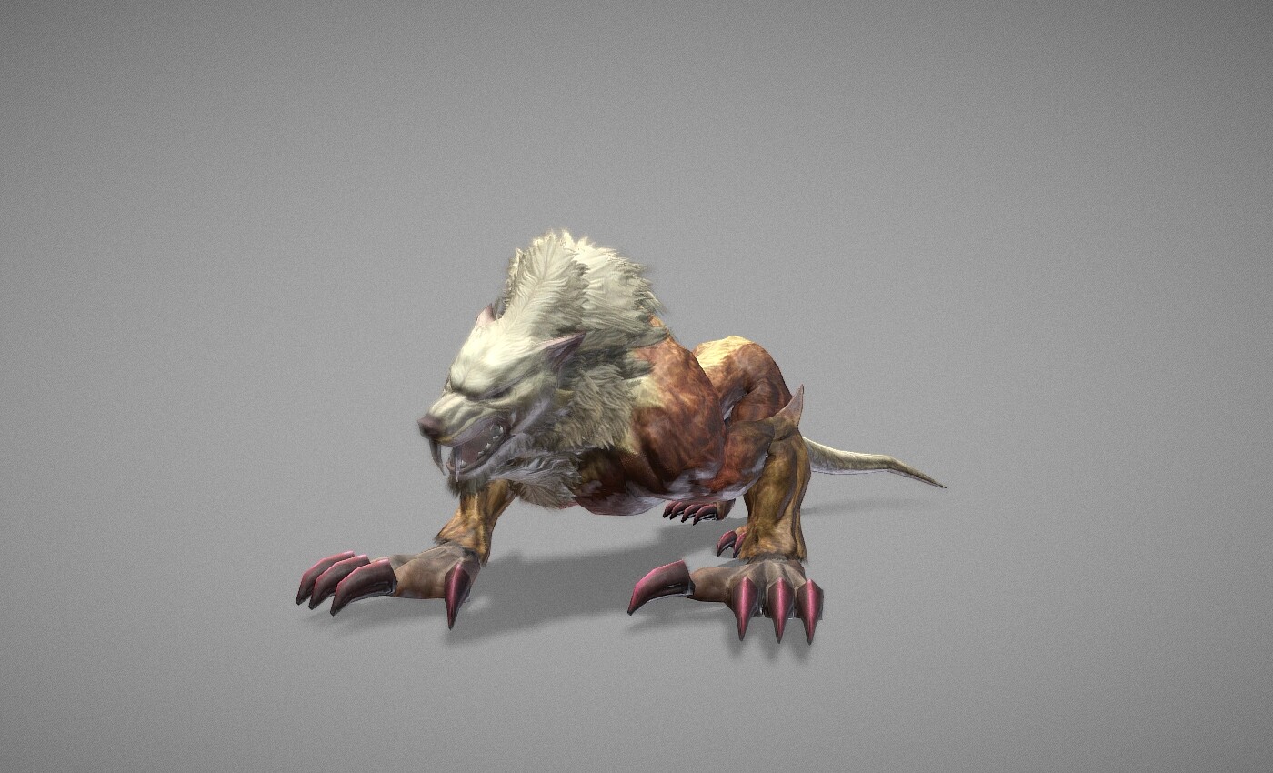 ArtStation - Mutant Beast Zombie | Game Assets