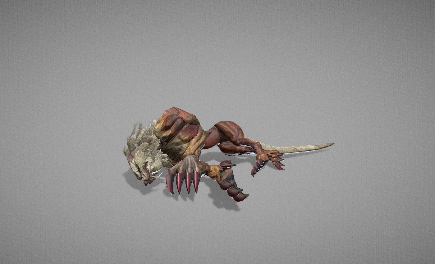 ArtStation - Mutant Beast Zombie | Game Assets