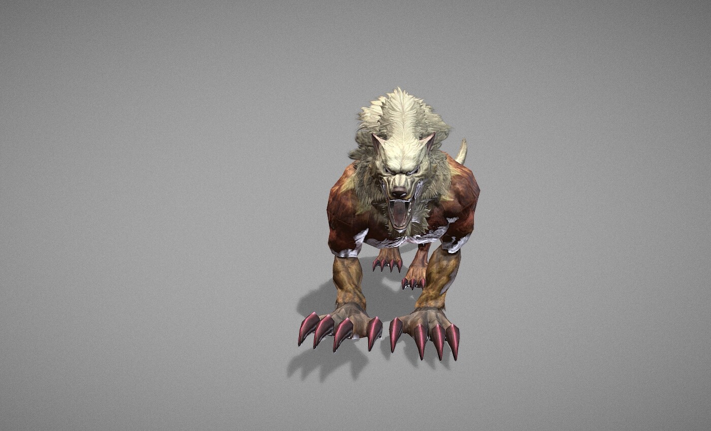 ArtStation - Mutant Beast Zombie | Game Assets