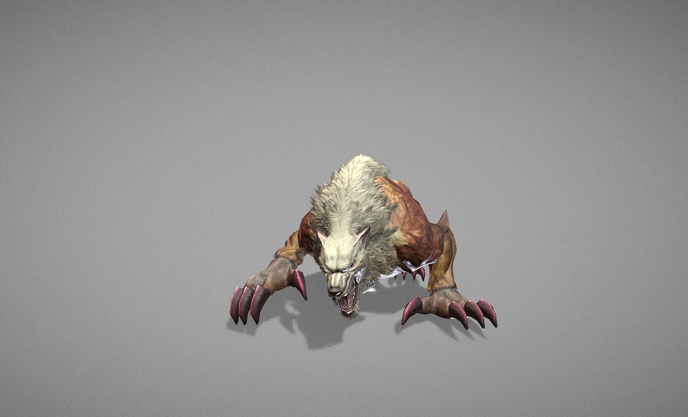 ArtStation - Mutant Beast Zombie | Game Assets