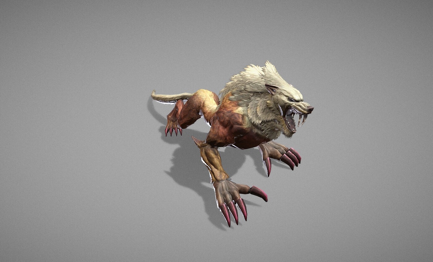 ArtStation - Mutant Beast Zombie | Game Assets