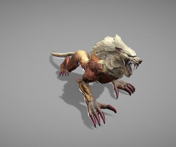 ArtStation - Mutant Beast Zombie | Game Assets