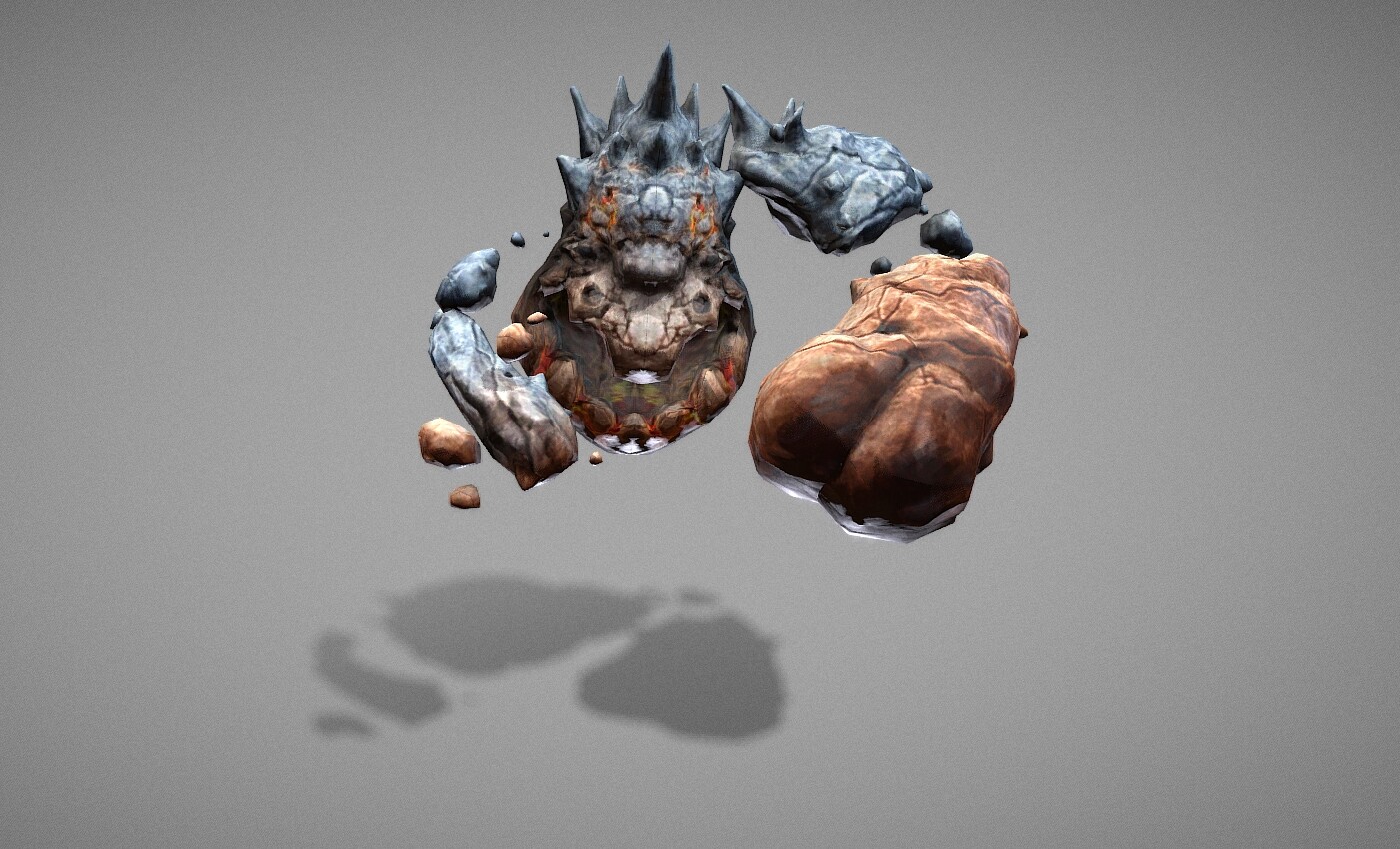 ArtStation - Rock Giant | Game Assets