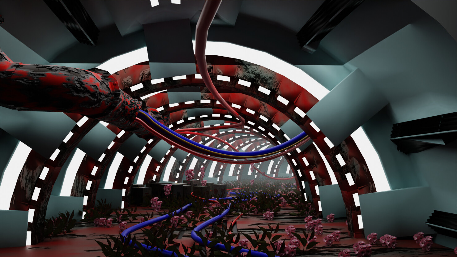 ArtStation - alien warship inner scifi | Resources