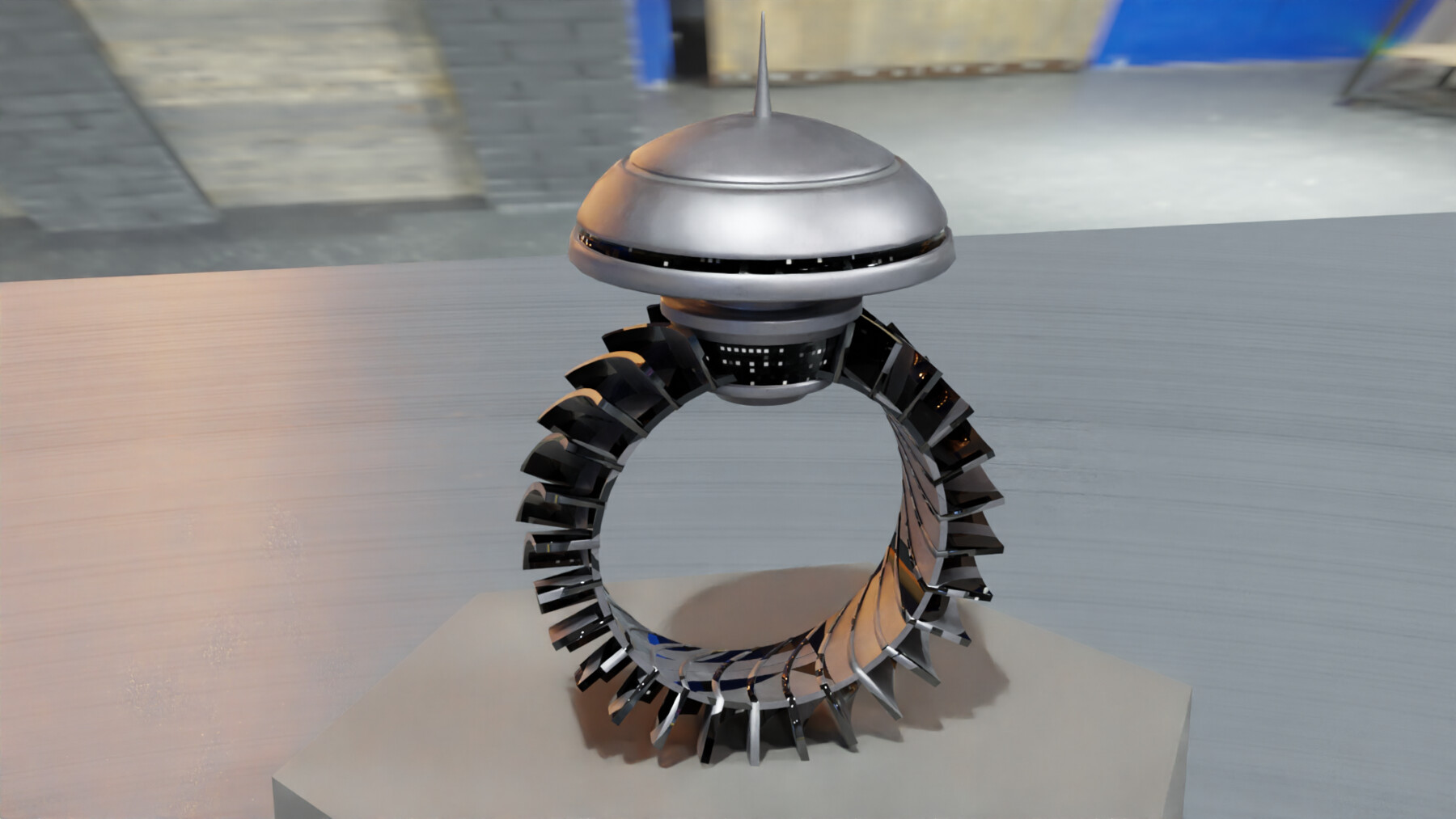 ArtStation - Low Poly Sci-Fi Ring Han | Resources