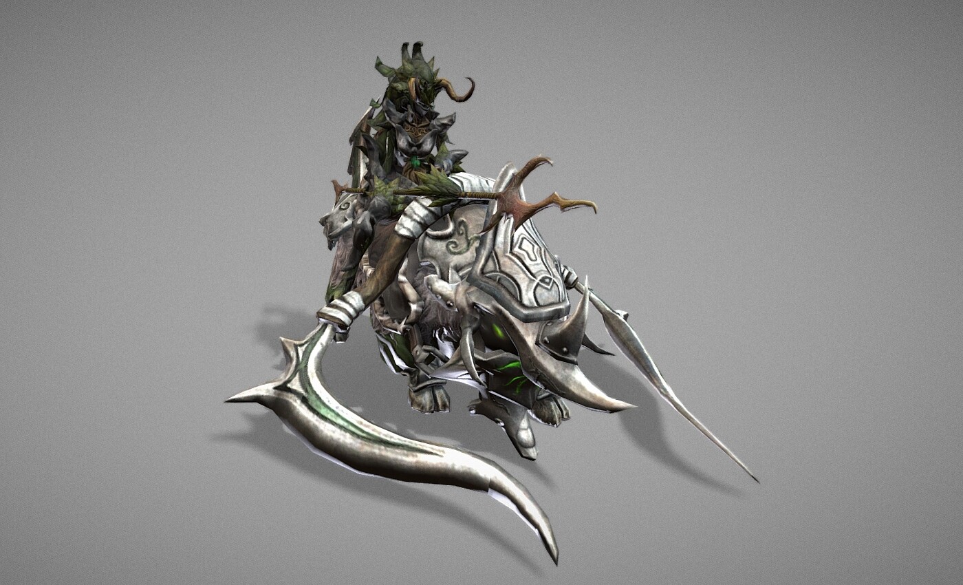 ArtStation - Myth Beast Warrior | Game Assets
