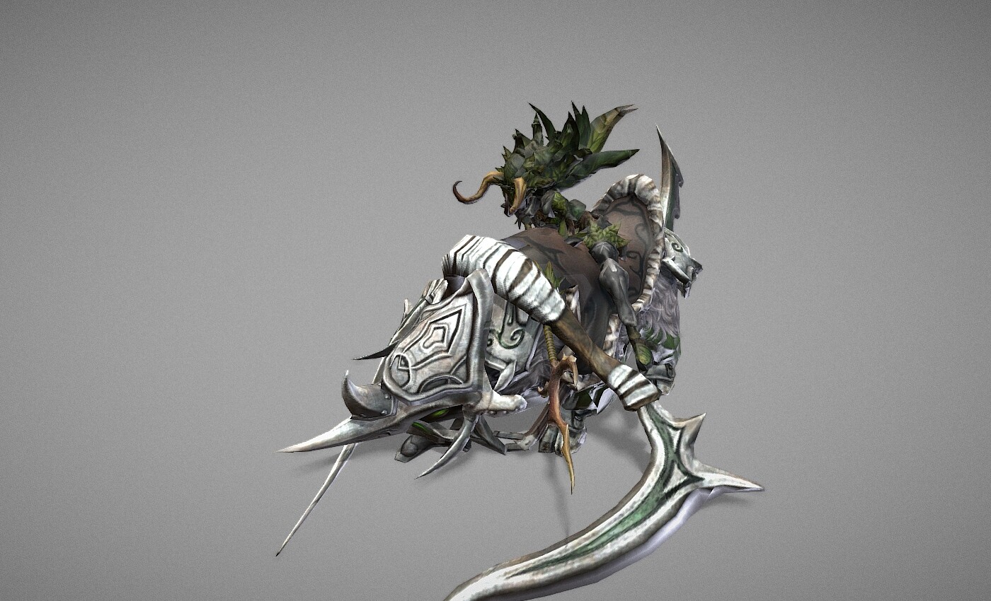 ArtStation - Myth Beast Warrior | Game Assets
